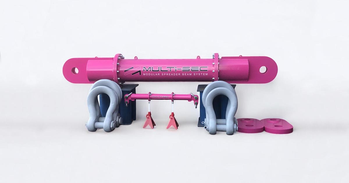 Modular Spreader Beams | Spans up to 22.5m, 250t WLL | Multisec