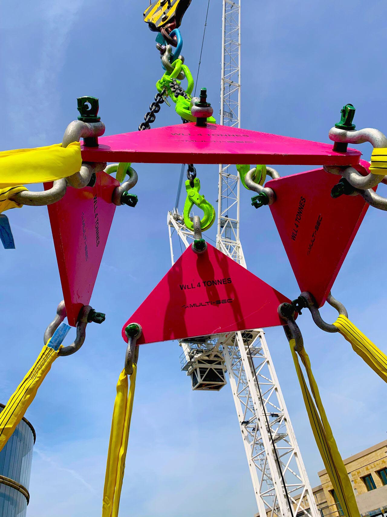 Multisec Tri-Plates (Triangle / Delta / Monkey Plates) for Lifting ...